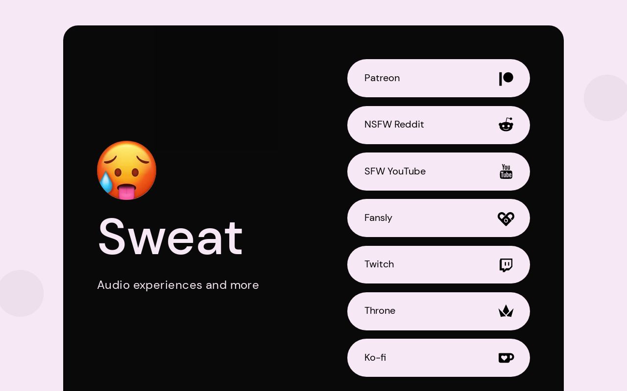 Sweat Card